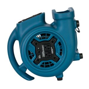 XPOWER P-260AT Freshen Aire Scented Air Mover Scent Diffusing Fan for Immediate Scenting, Cooling, Ventilating, & Drying of Large Areas,Blue