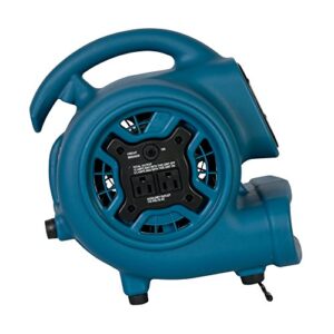 XPOWER P-260AT Freshen Aire Scented Air Mover Scent Diffusing Fan for Immediate Scenting, Cooling, Ventilating, & Drying of Large Areas,Blue