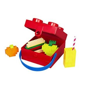 Room Copenhagen Lego Hand Carry Box 4 Handle Blue, Bright Red