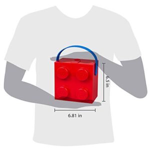 Room Copenhagen Lego Hand Carry Box 4 Handle Blue, Bright Red