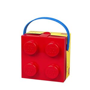 Room Copenhagen Lego Hand Carry Box 4 Handle Blue, Bright Red