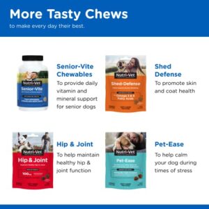 Nutri-Vet Multi-Vite Chewables for Adult Dogs - Daily Vitamin and Mineral Support to Support Balanced Diet - 180 Count