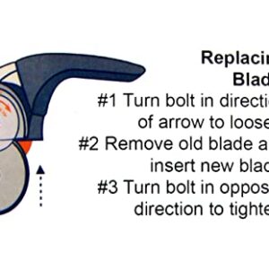 Martelli Rotary Cutter Blades (45mm, 10 Blades)