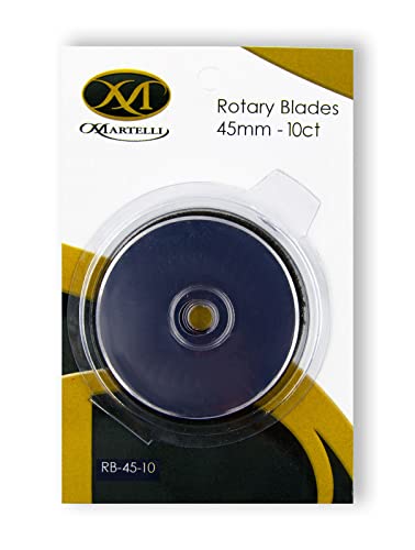 Martelli Rotary Cutter Blades (45mm, 10 Blades)