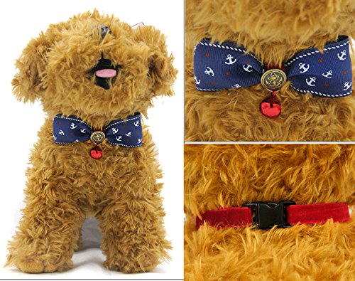 Lebbeen 10pcs/Pack,Cool Gentle Stylish Adjustable Pet Teddy Cat Dog Rabbit Bow Ties Necktie