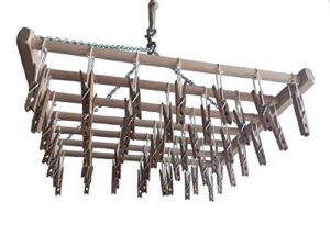 saving shepherd hanging laundry drying rack 49 clothes pins