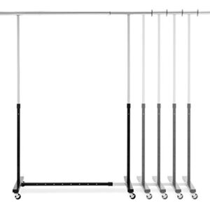 Whitmor Adjustable Rolling Garment Rack