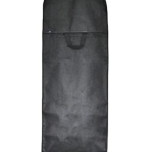 Beilite Wedding Dress Garment Bag Dust Cover Storage Travel Bag Black 70 inches