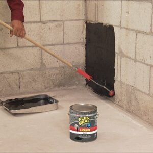 Flex Seal Liquid, 1 Gallon, Black, Liquid Rubber Coating Sealant, Waterproof, Flexible, Breathable, and UV Resistant, Roof Repair, Basements, RV, Campers, Trailers, Marine, EPDM, Masonry