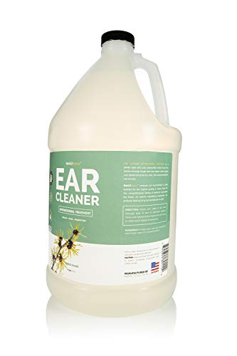 Bark 2 Basics Dog Ear Cleaner, 1 Gallon - All Natural, Witch Hazel, Gentle Aloe Vera and Chamomile Extract Base, Breaks Through Tough Wax and Debris, Soap-Free