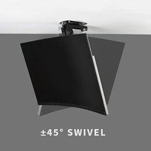 VIVO Manual Flip Down Ceiling Mount for 13 to 27 inch Flat Screens, Folding Tilt Pitched Roof and Under Cabinet Mounting for LCD TV and Monitors, MOUNT-M-FD27