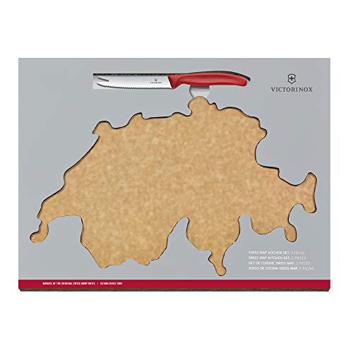 Victorinox Swiss Classic Cheese and Sausage Paring Knife, 4.3 inches, Red, 6.7861