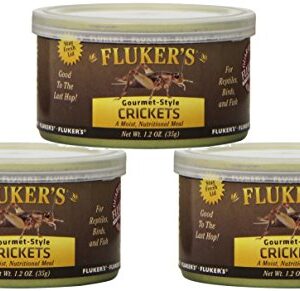 Fluker's Gourmet Canned Crickets 1.2oz (3 Pack)