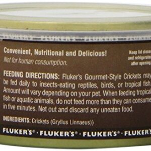 Fluker's Gourmet Canned Crickets 1.2oz (3 Pack)