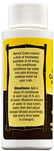 Fluker's Freshwater Conditioner for Hermit Crabs, 2-Ounce (3 Pack)