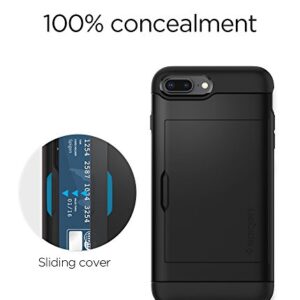 Spigen Slim Armor CS Designed for iPhone 8 Plus Case (2017) / Designed for iPhone 7 Plus Case (2016) - Black