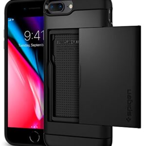 Spigen Slim Armor CS Designed for iPhone 8 Plus Case (2017) / Designed for iPhone 7 Plus Case (2016) - Black