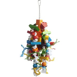 prevue pet products physical & mental bodacious bites wizard bird toy 60962