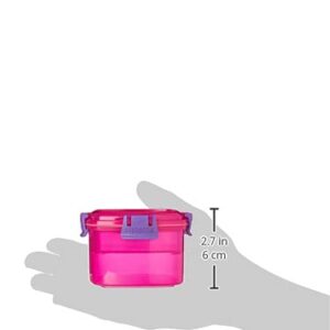 Sistema Lunch Collection Snack Container, 13.5 oz./0.4 L, Pink