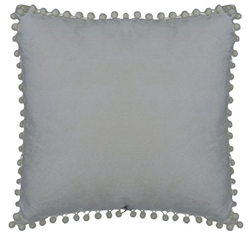 Urban Loft by Westex Pom Grey Cushion 18" x 18", Medium