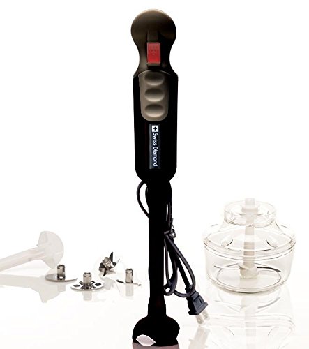 Swiss Diamond SDMIX02USA Jet Mix Immersion Blender, 15.5, Black