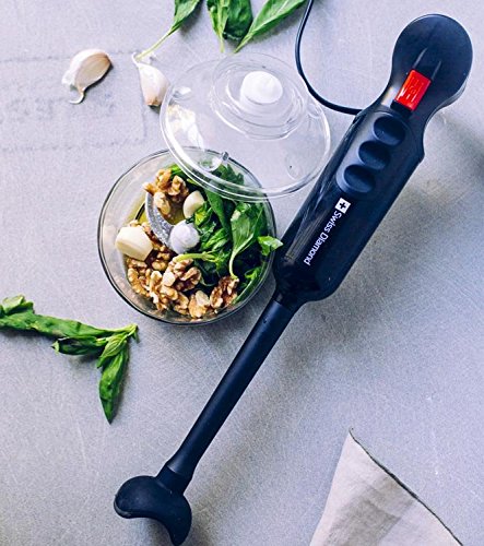 Swiss Diamond SDMIX02USA Jet Mix Immersion Blender, 15.5, Black