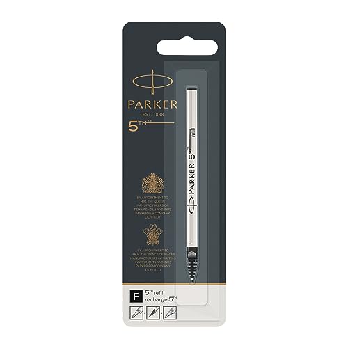 Parker 5th Technology Pen Ink Refill | Fine Point | Black Ink | 1 Count