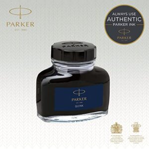 Parker Fountain Pen Liquid Bottled Quink Ink, 57 ml, in a Box - Blue