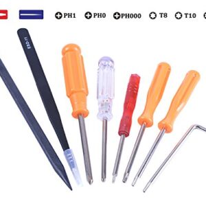 HIGHFINE Playstation Repair Fix Screwdriver Tool Kit for All Sony Playstation Consoles PS1 PS2 PS3 PS4 PSP.etc