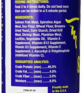 Zoo Med Spirulina 20 Flake Fish Food, 4-Ounce (3 Pack)