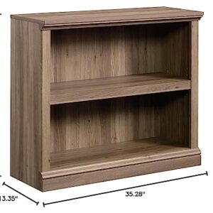 Sauder 2-Shelf Bookcase, Salt Oak finish