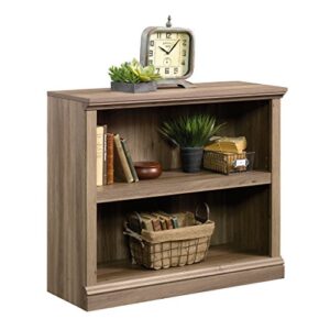 Sauder 2-Shelf Bookcase, Salt Oak finish