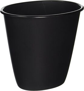 sterilite black 10119012 1.5gal wastebasket, 1.5 gallon