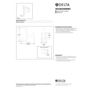 Delta 75135-PN Bath Hardware, Polished Nickel