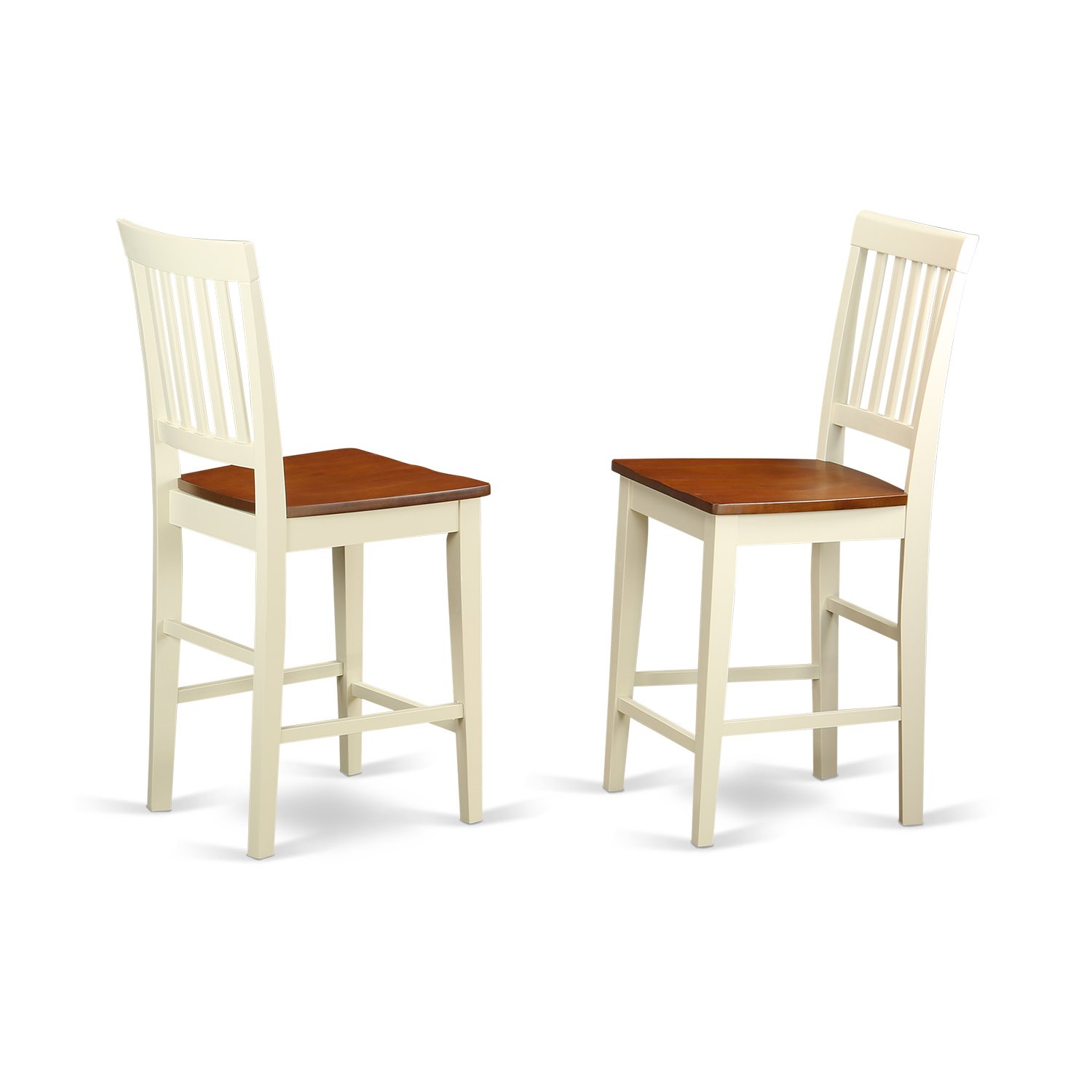 East West Furniture Dining Set, YAVN3-WHI-W