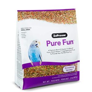 pure fun bird food for small birds by zupreem