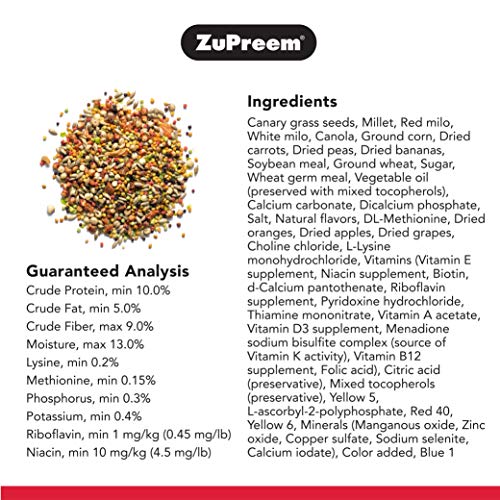 Pure Fun Bird Food For Small Birds By Zupreem