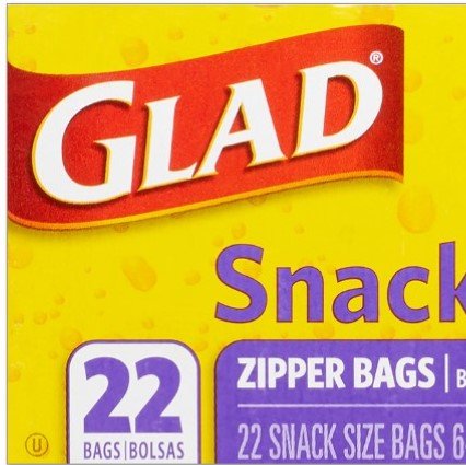 Glad Snack Collation Zipper Bags - 22 Count