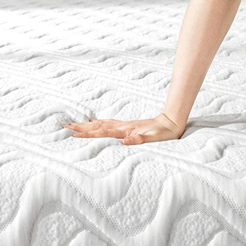 Best Price Mattress 9" Gel Infused Memory Foam Mattress, Full, White