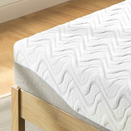 Best Price Mattress 9" Gel Infused Memory Foam Mattress, Full, White