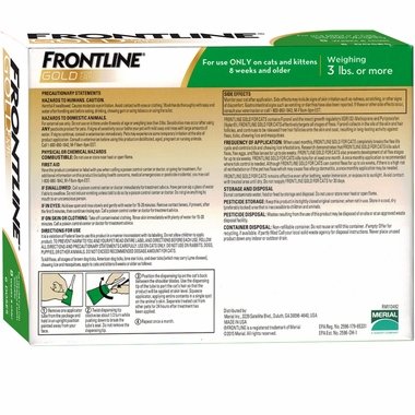 Frontline Gold for Cats (3 Month)