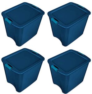 sterilite 14487404 latch tote, 26 gallon (pack of 4)