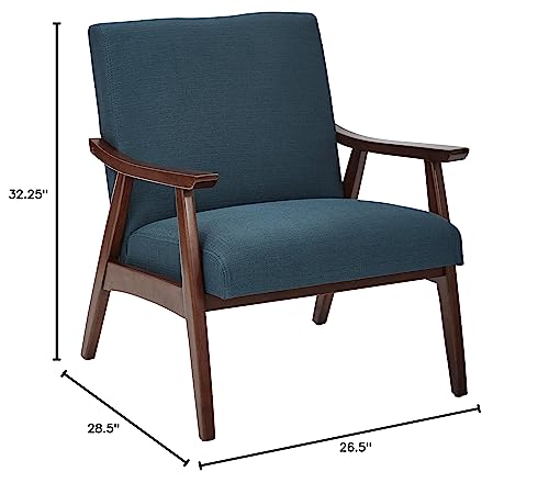 Work Smart/Ave Six Davis Chair, Kline Azure