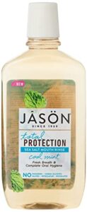 jason sea salt mouthwash, cool mint, 16 oz (packaging may vary)