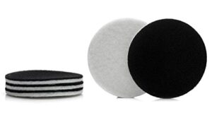 glass polish 11010 gp-pro felt polishing pads for polishing glass, plastic, metal, marble - Ø 6 inch - pack of 5 pads