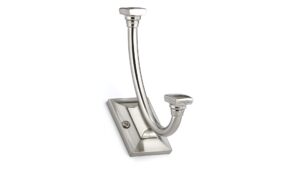 richelieu hardware rh1243021195 transitional metal hook, brushed nickel