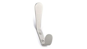 richelieu hardware rh1253021195 contemporary metal hook, brushed nickel