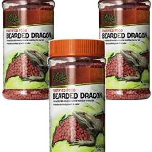 Zilla Reptile Food Bearded Dragon Fortified, 6.5-Ounce (3 Pack)