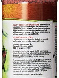 Zilla Reptile Food Bearded Dragon Fortified, 6.5-Ounce (3 Pack)