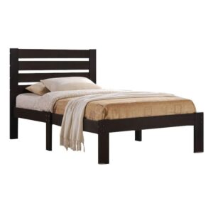 acme furniture kenney bed, twin, espresso